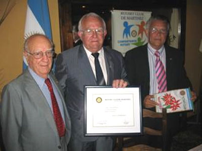 Distinciones del Rotary club de Martínez - www.elcomercioonline.com.ar