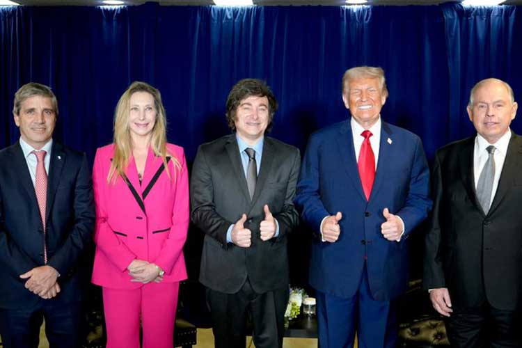 Donald Trump respaldó a Javier Milei en Nueva York: “Tiene mi completo ...